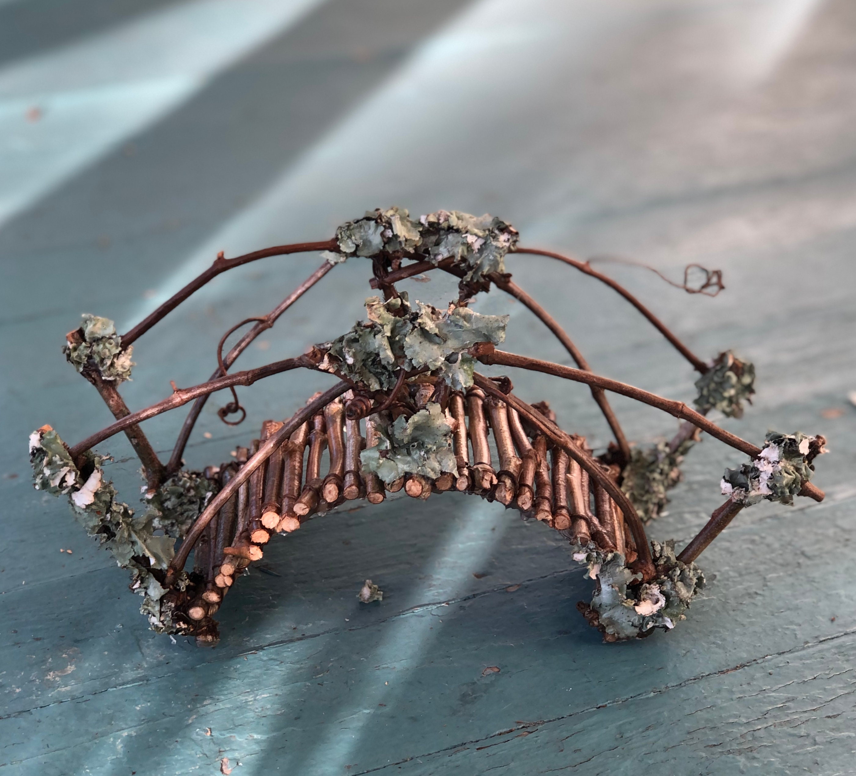 Miniature Huldufólk Bridge, Icelandic Folklore Elf Ladder, Fairy Ladder ...