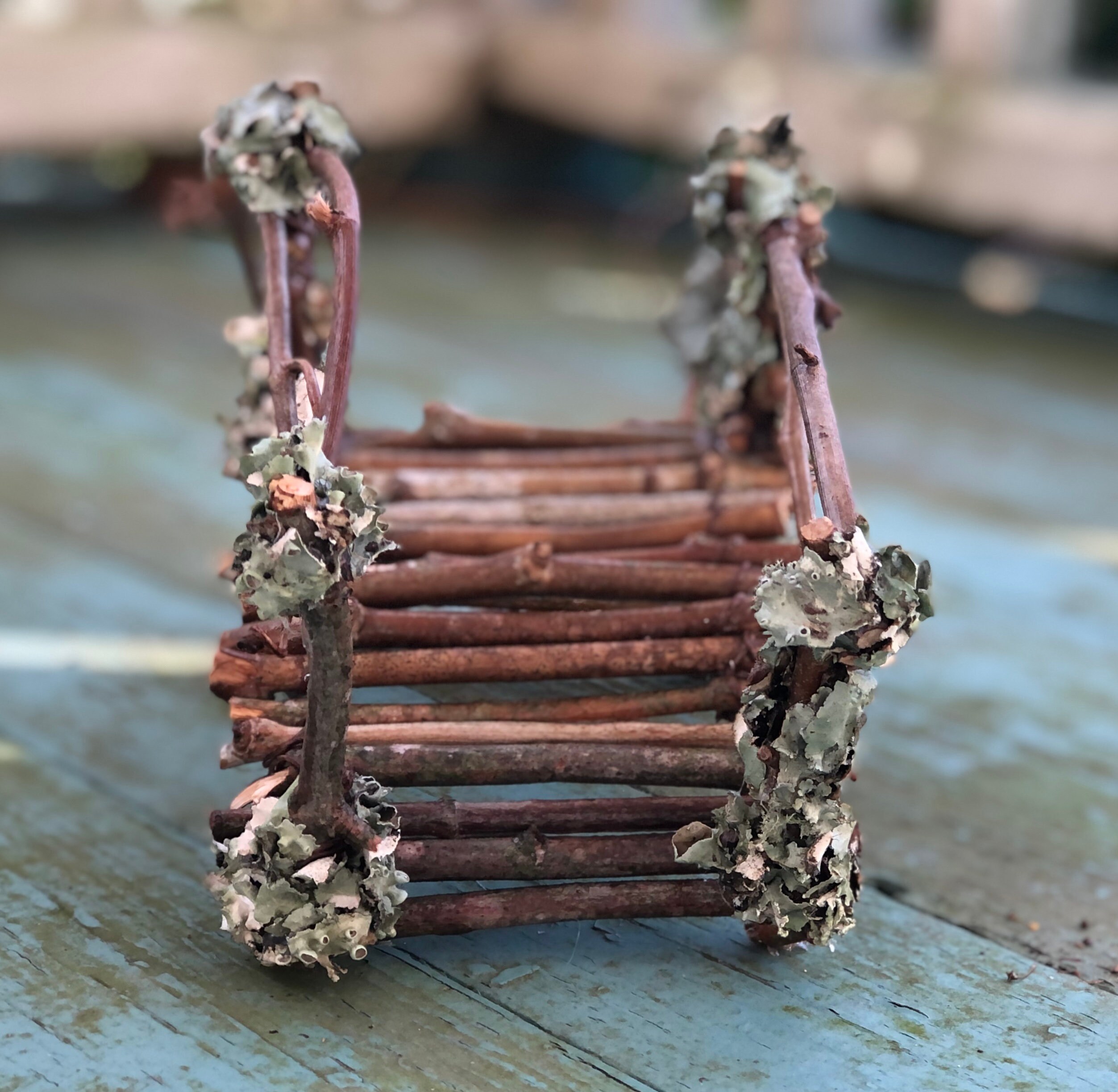 Miniature Huldufólk Bridge, Icelandic Folklore Elf Ladder, Fairy Ladder ...