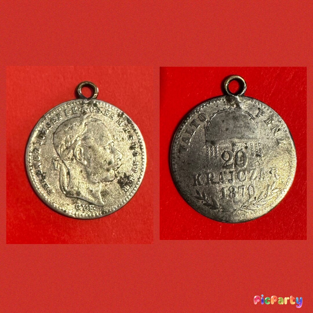 Kaiser Franc Josef Hungary 20 Krajcar 1970 Austro-hungarian Forint, 500 ...