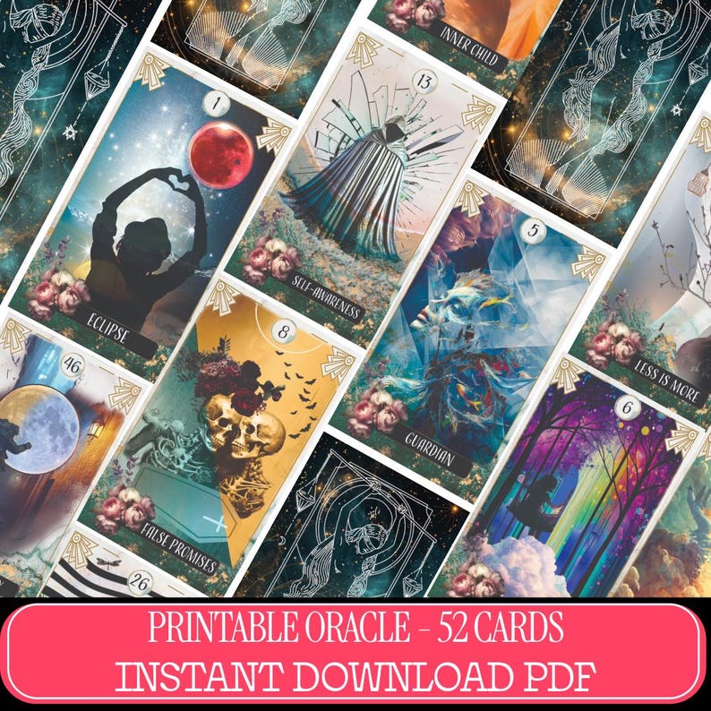 The Divine Wisdom Oracle Deck - Etsy UK