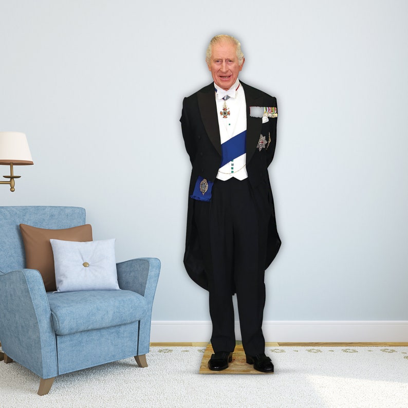 King Charles Cardboard Cutout Lifesize King Charles III - Etsy