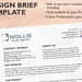 Design Brief & Scope of Work Templates BUNDLE, Design Brief Template ...