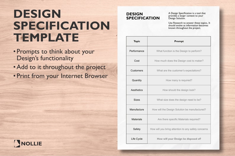 DESIGN SPECIFICATION, Template, PDS, Engineering Design Specification ... DESIGN SPECIFICATION, Template, PDS, Engineering Design Specification ...