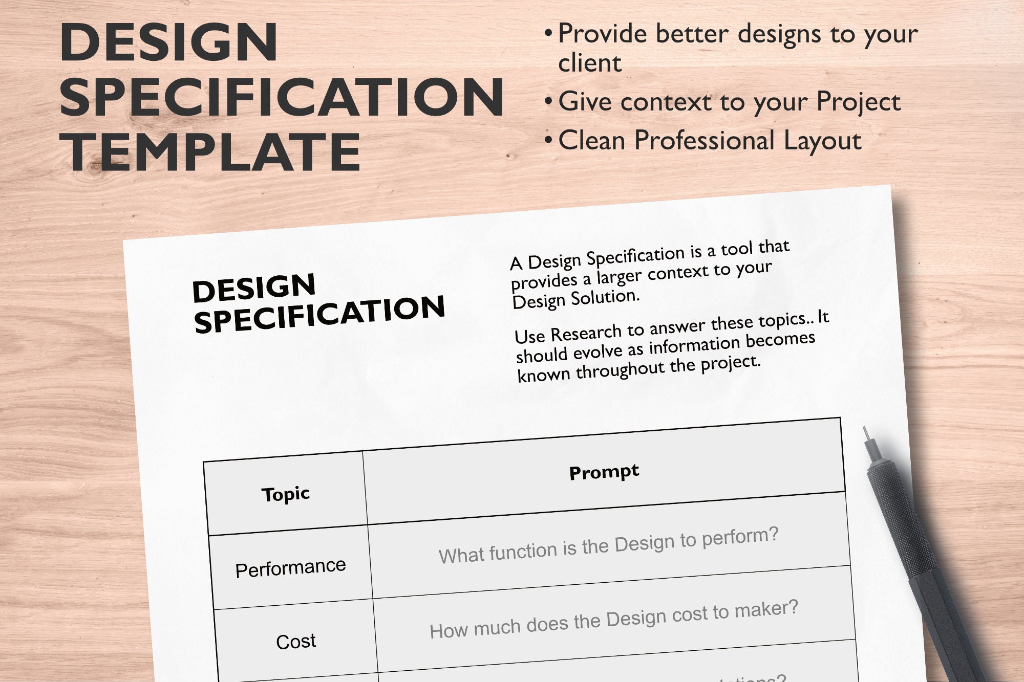 DESIGN SPECIFICATION, Template, PDS, Engineering Design Specification ... DESIGN SPECIFICATION, Template, PDS, Engineering Design Specification ...
