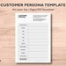 CUSTOMER PERSONA, Customer Avatar, Customer Evaluation, Buyer Persona ...