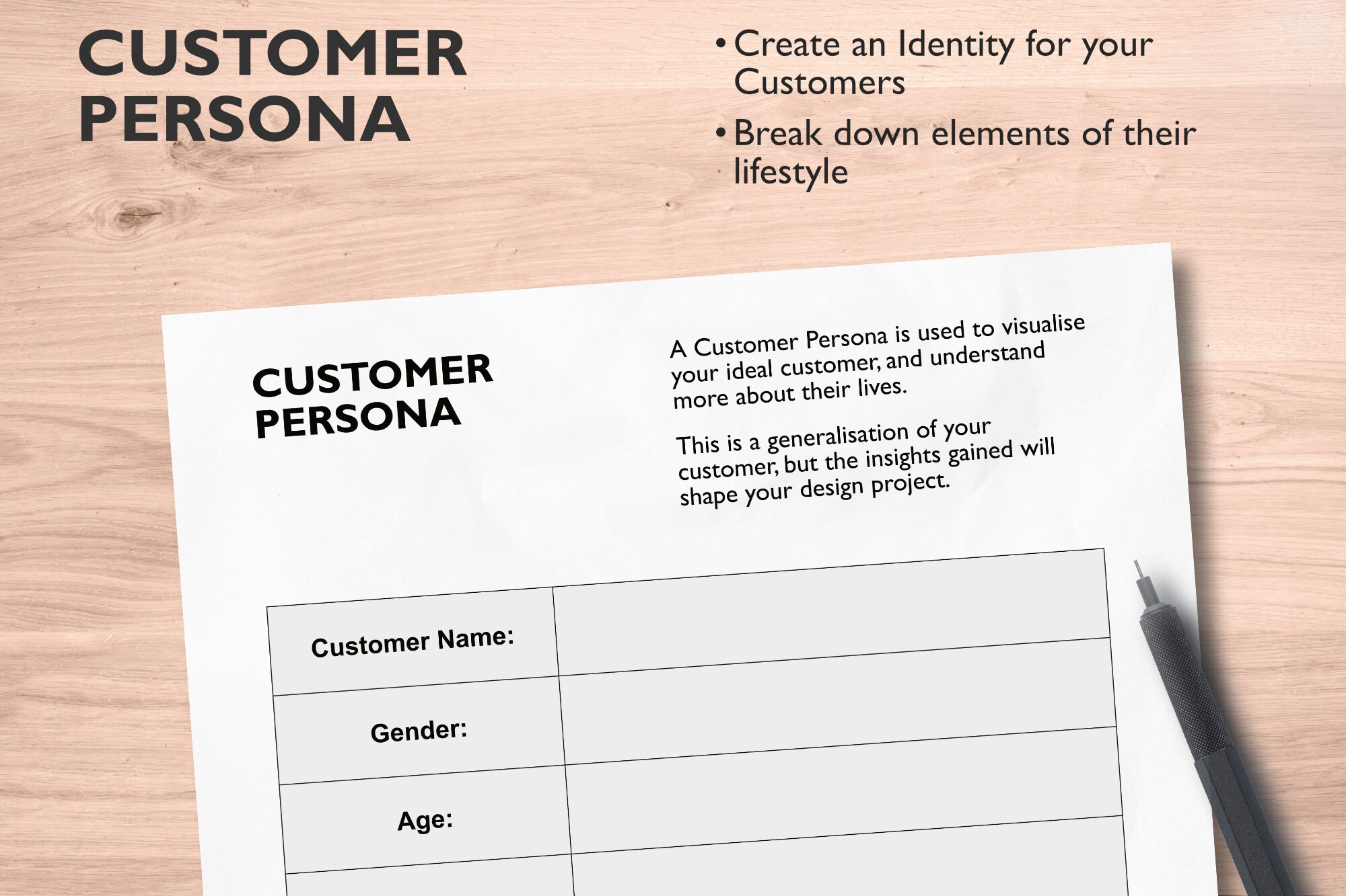 CUSTOMER PERSONA, Customer Avatar, Customer Evaluation, Buyer Persona ...