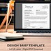 Design Brief & Scope of Work Templates BUNDLE, Design Brief Template ...