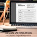 DESIGN SPECIFICATION, Template, PDS, Engineering Design Specification ...