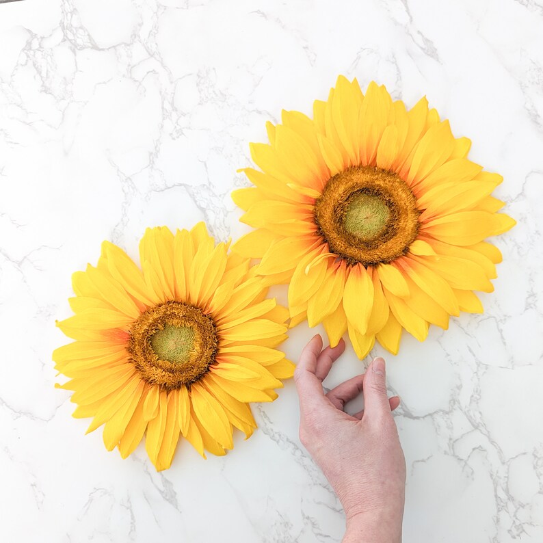 Sunflower Wall Hanging, Floral Nursery Decor, Paper Flower for Wall ...