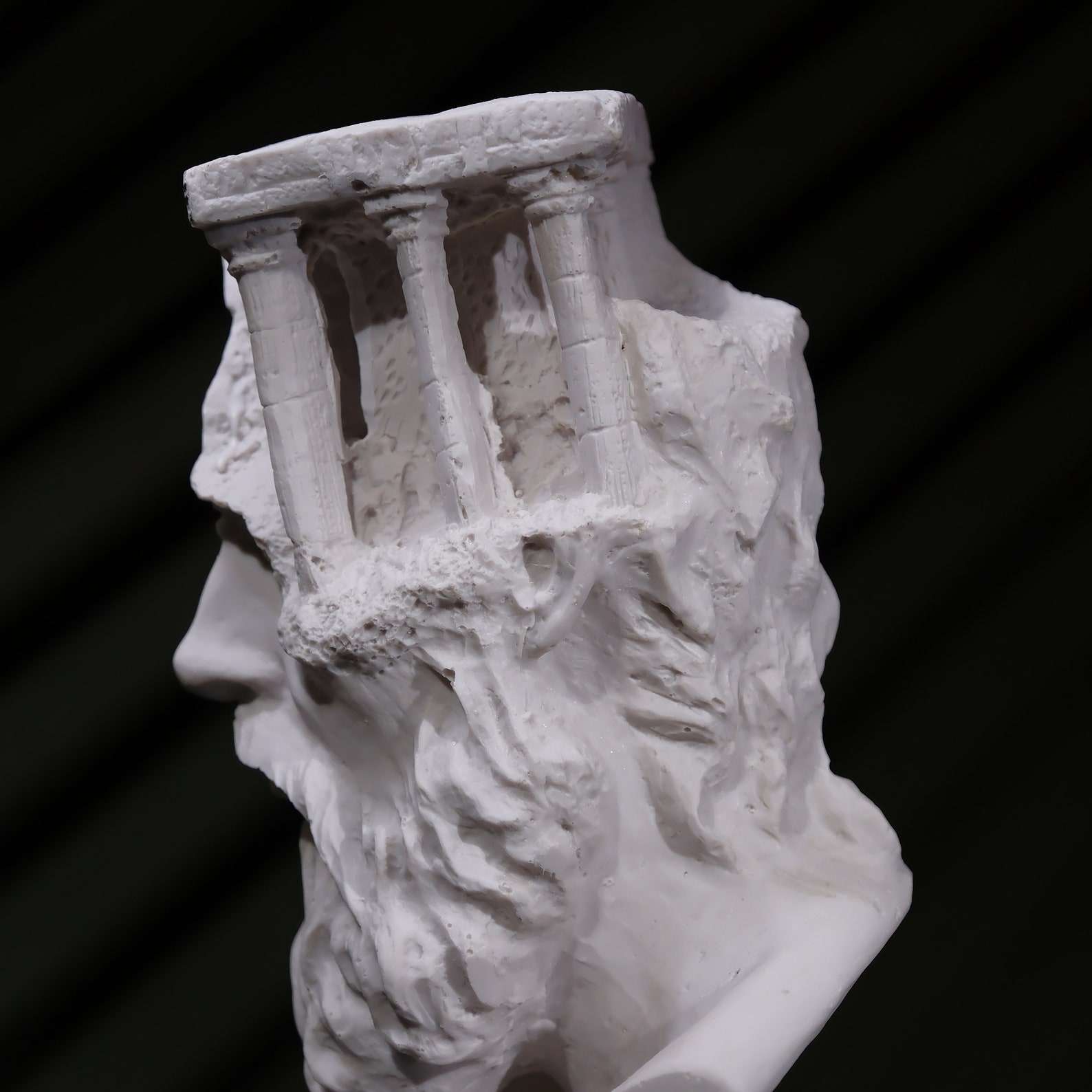 Zeus Sculpture Decor, Zeus Bust, Gift for Desk, Desk Decor, Greek ...