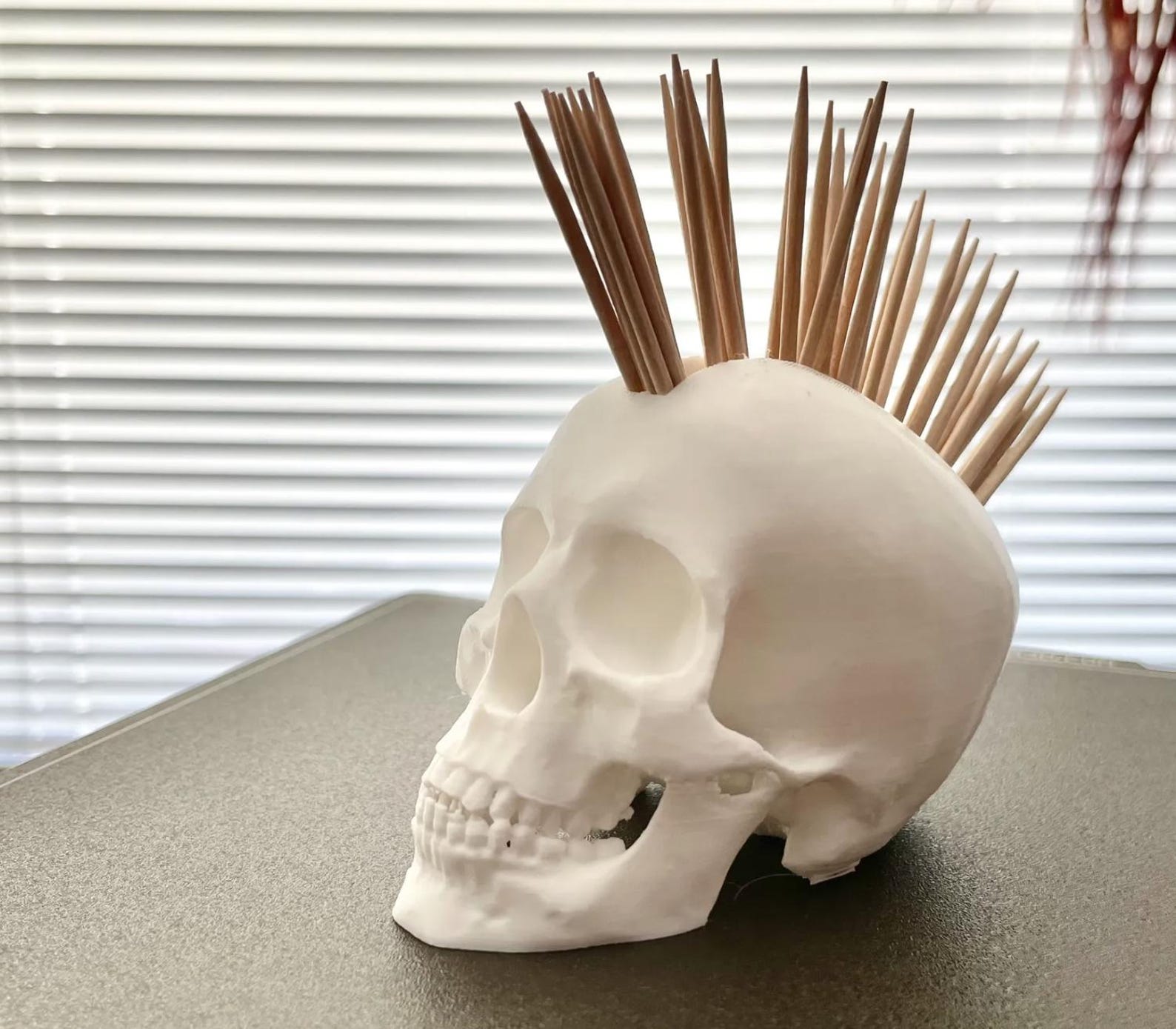 3D Printed Skull Toothpick Holder | Halloween | Gift | Decor | Horror ...