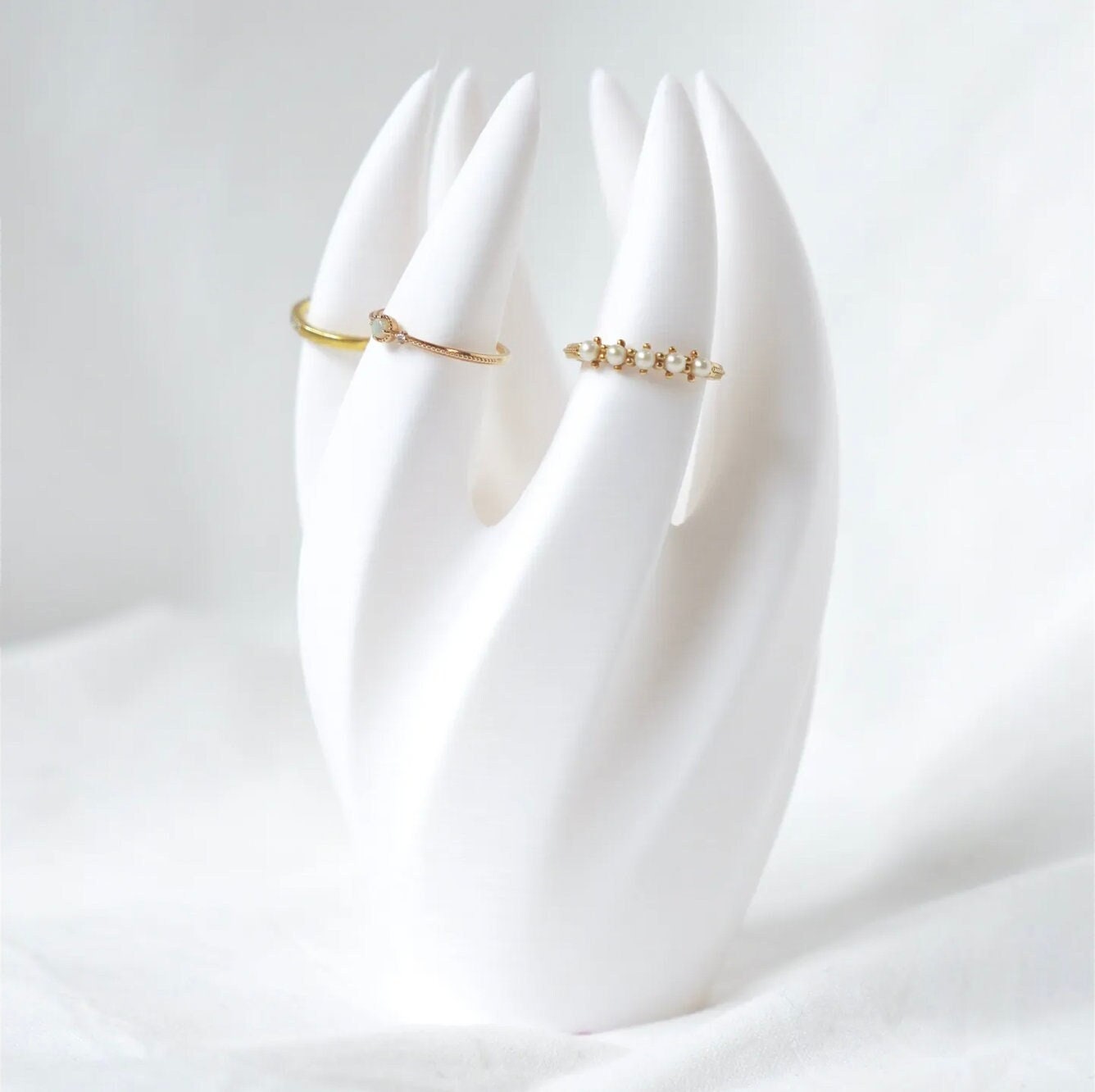 Ring Holder 3D Printed Gift for Her Jewellery Storage Minimalist Ring ...