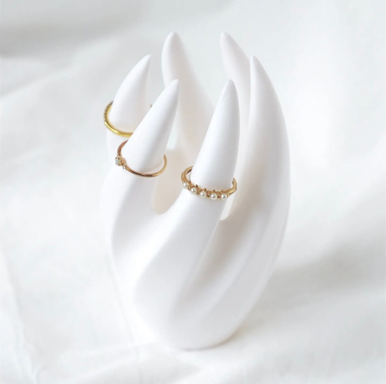 Ring Holder 3D Printed Gift for Her Jewellery Storage Minimalist Ring ...