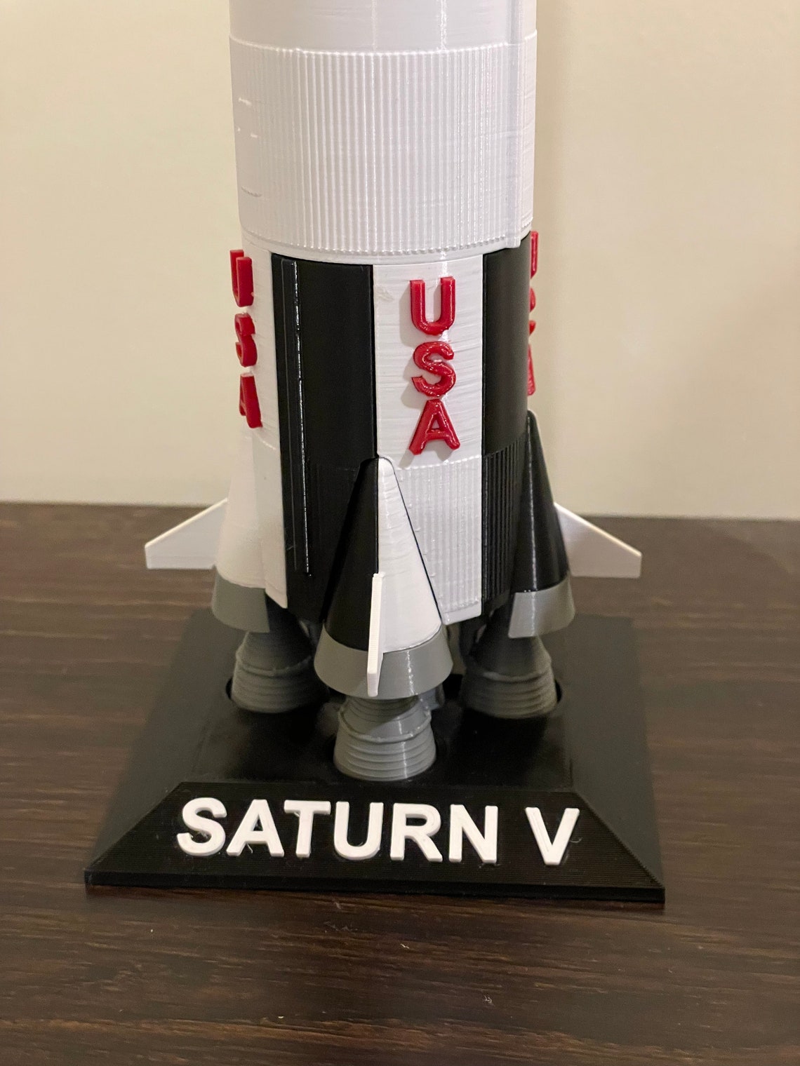 Saturn V Rocket Model 1:200 3D Printed Gift NASA Memorabilia Hobbyists ...