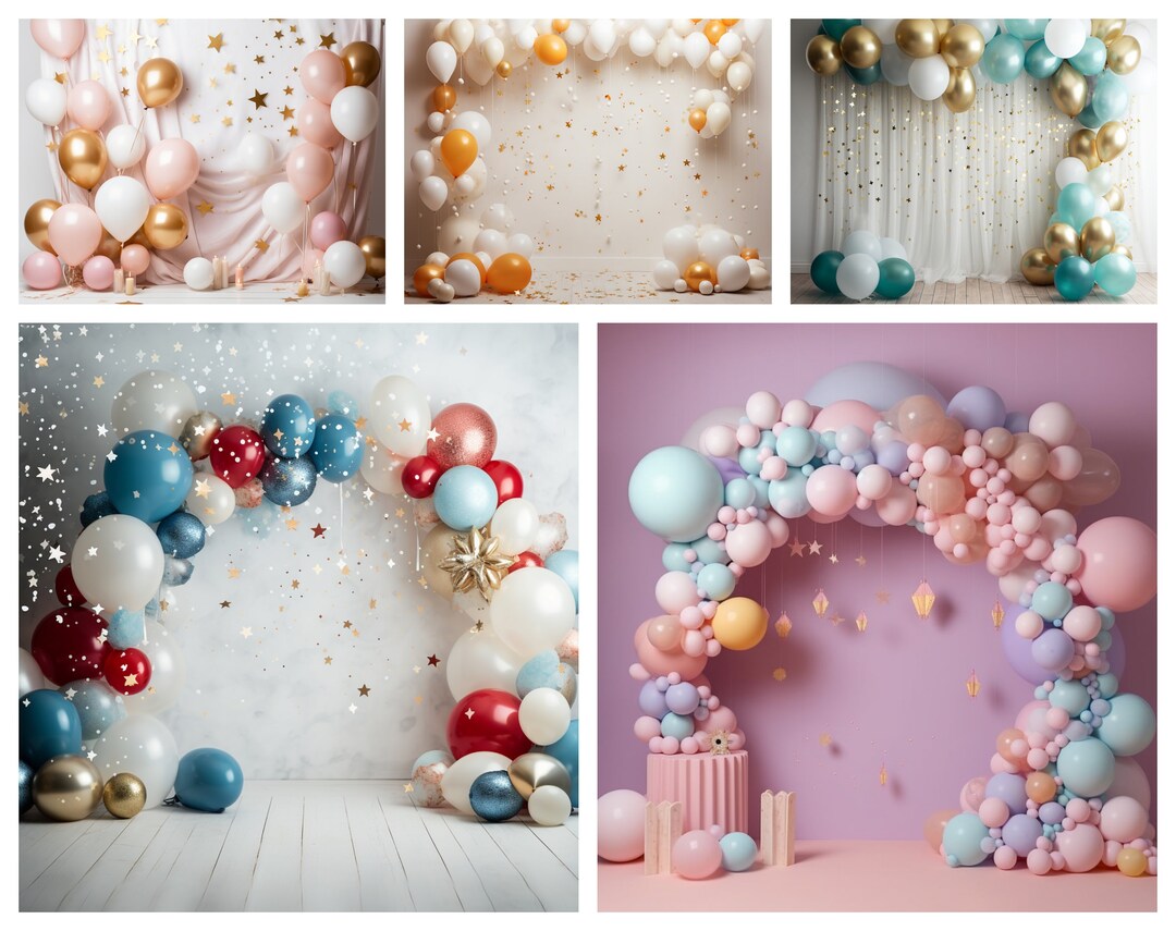 Birthday Backdrops, Cake Smash Backdrops, Photography Backdrop ...