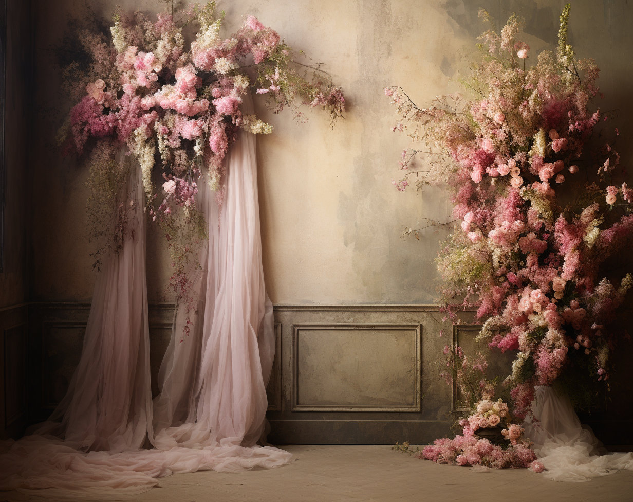 Digital Backdrops Flower Prop Digital Backgrounds Maternity Backdrop ...