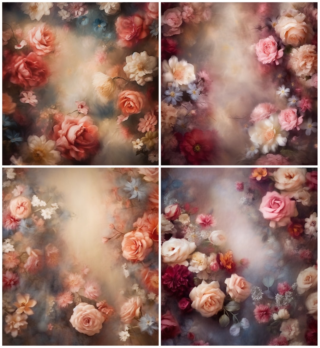 Digital Backdrops Flower Prop Digital Backgrounds Maternity Backdrop ...