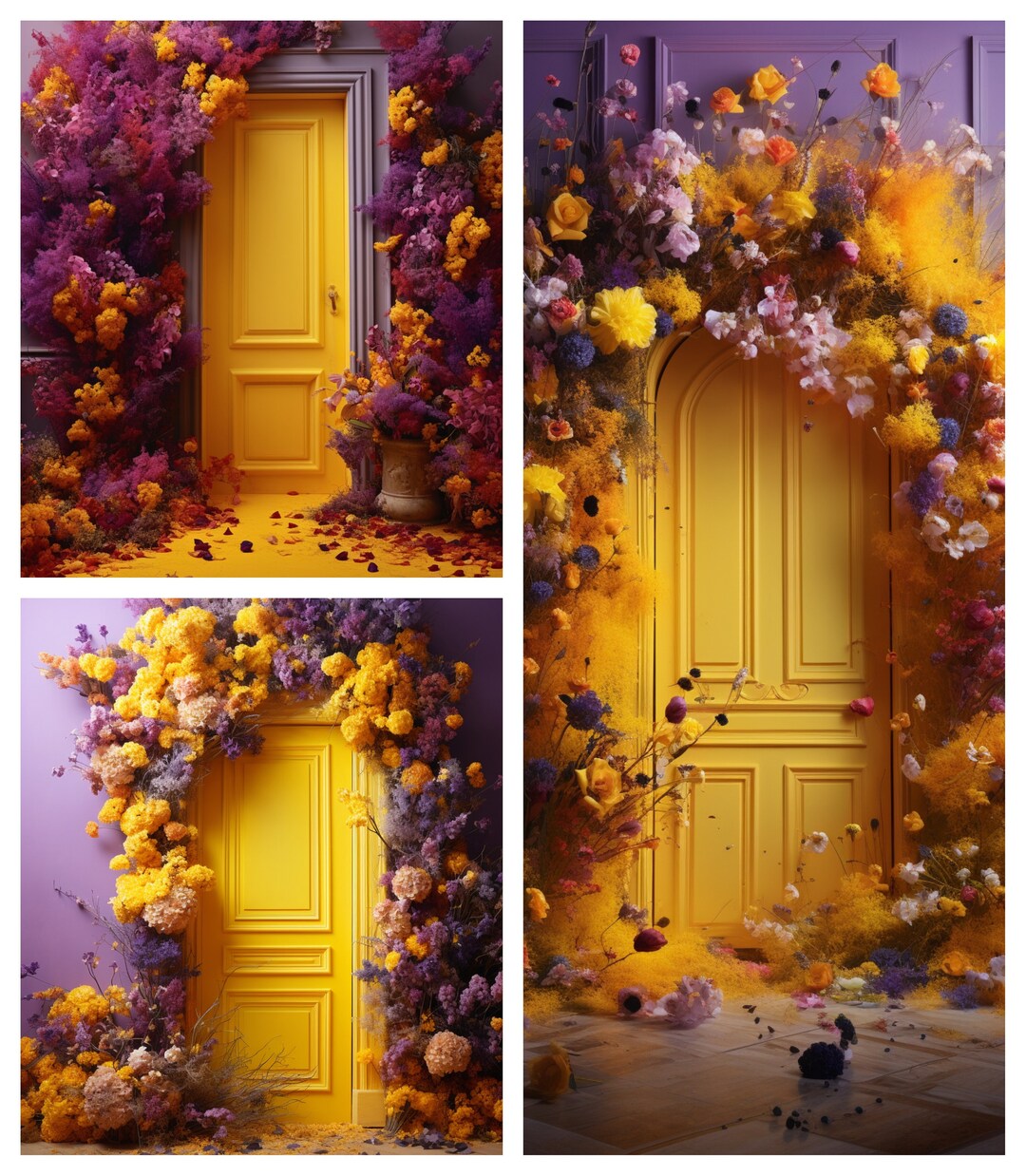 Digital Backdrops Flower Prop Digital Backgrounds Maternity Backdrop ...