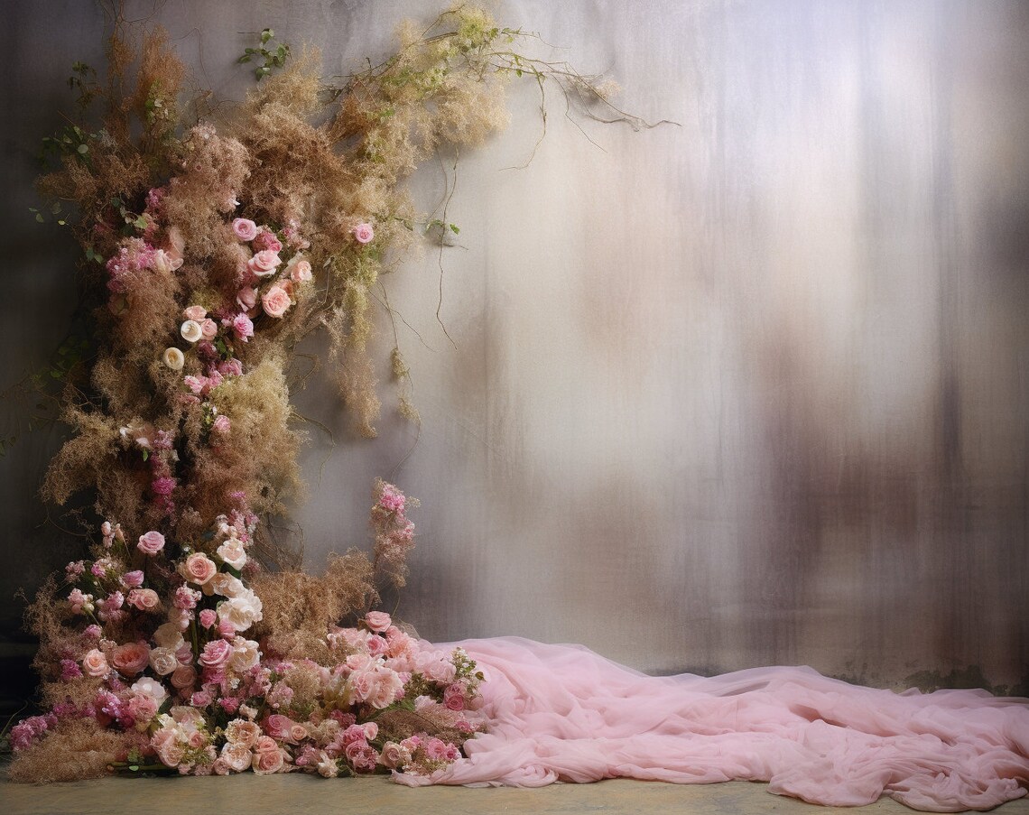 Digital Backdrops Flower Prop Digital Backgrounds Maternity Backdrop ...