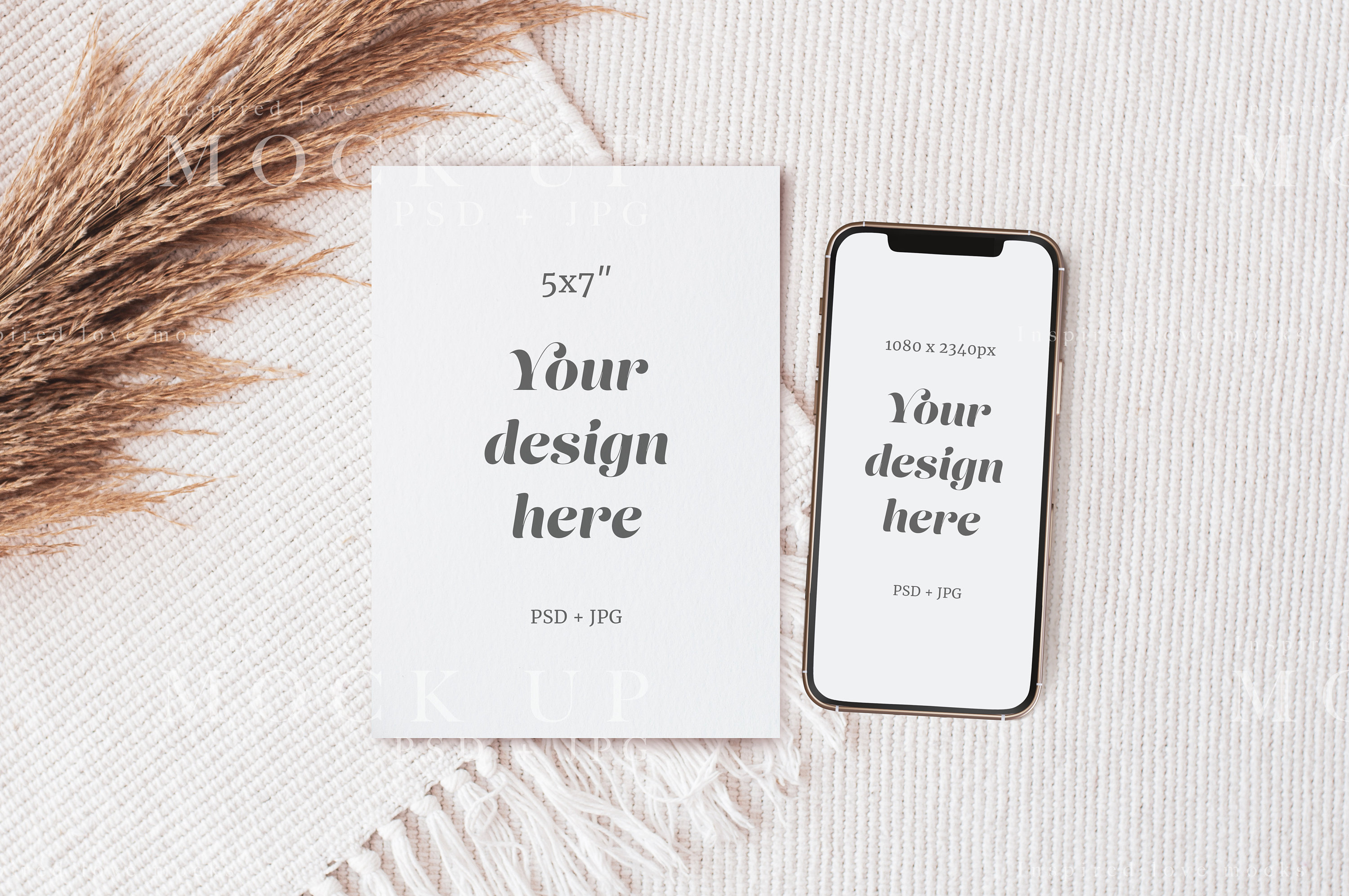 Cell Phone Mockup, Invitation and Smartphone Mockup, Mobile Phone ...