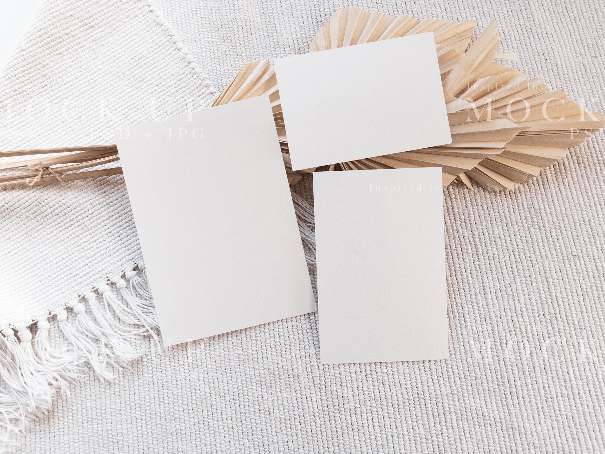 Invitation Set Mockup, Wedding Suite Mockup, Wedding Mockup, 5x7 Card ...
