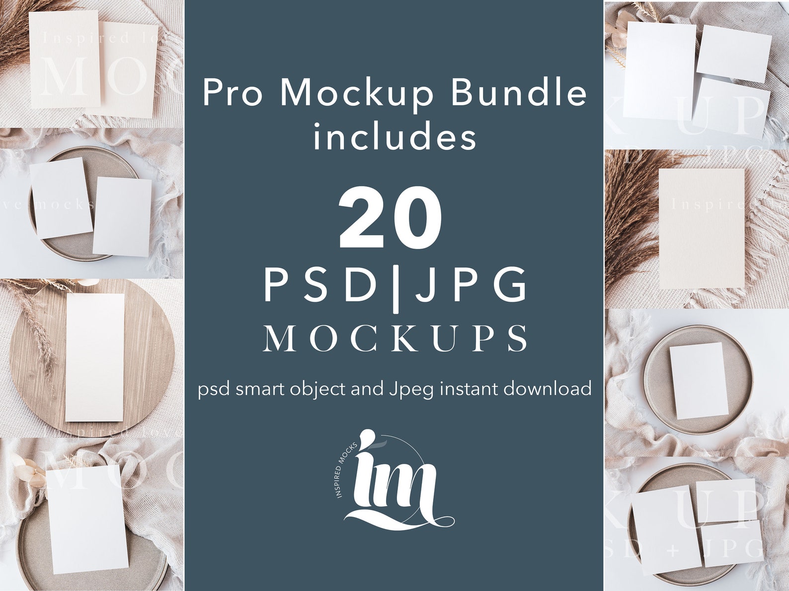 20 Wedding Mockup Bundle Card Mockup Bundle Mockup Bundle Pack 20 ...