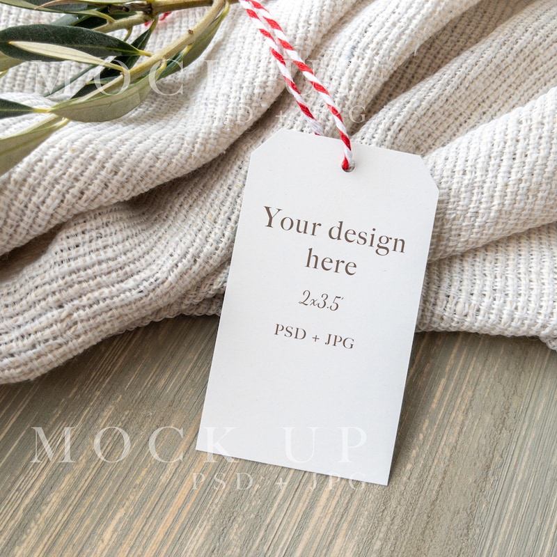 Gift Tag Mockup - 60+ Gift Ideas for 2025
