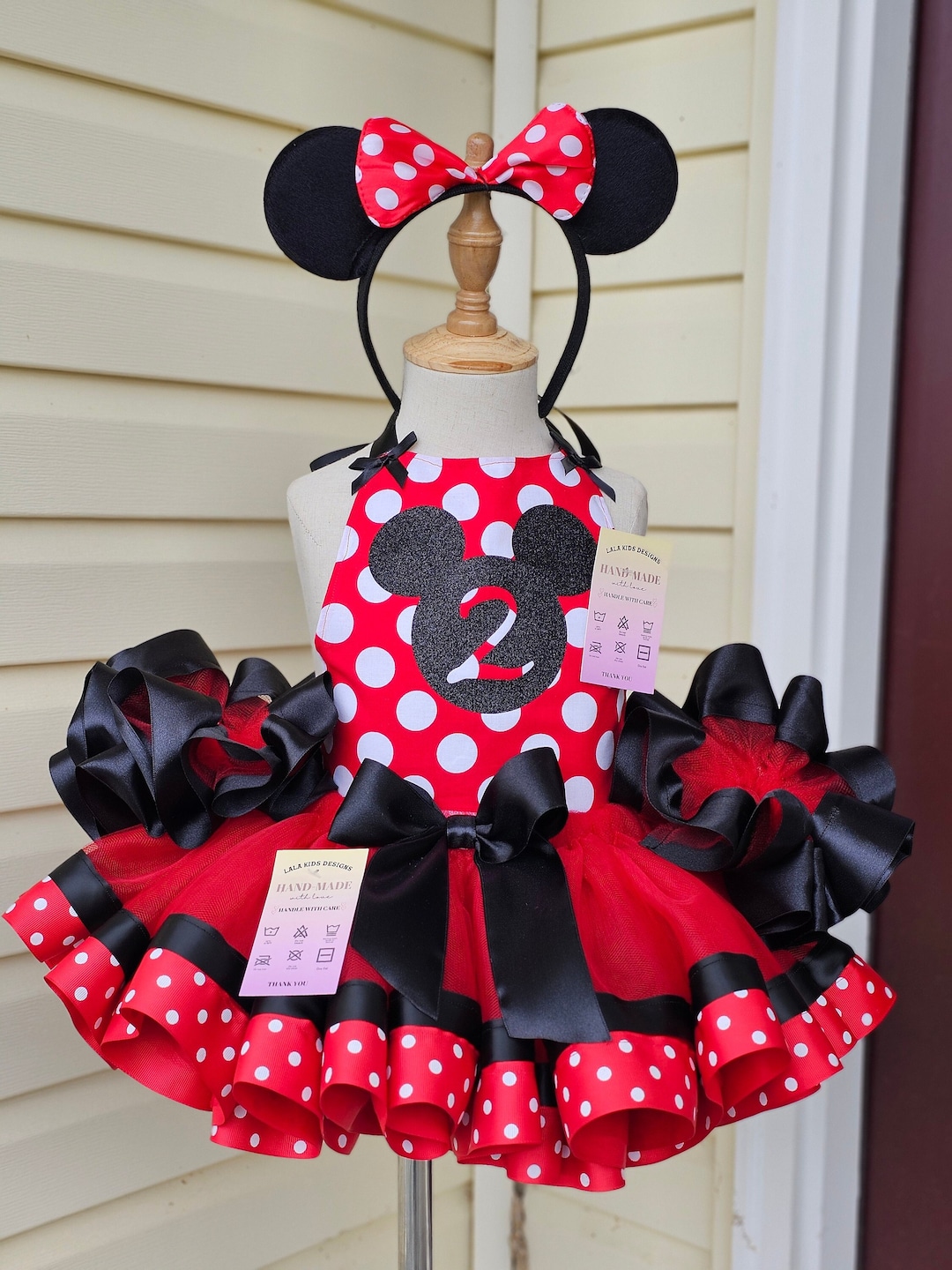 Mickey Mouse Tutu, Toddles Tutu Outfit, Birthday Tutu, Kid's Birthday ...