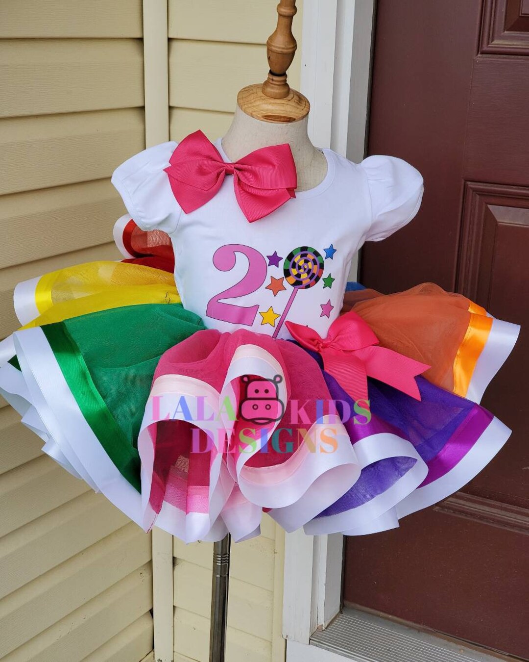 Rainbow Candy and Lolli Pops Birthday Green Tutu Princess - Etsy