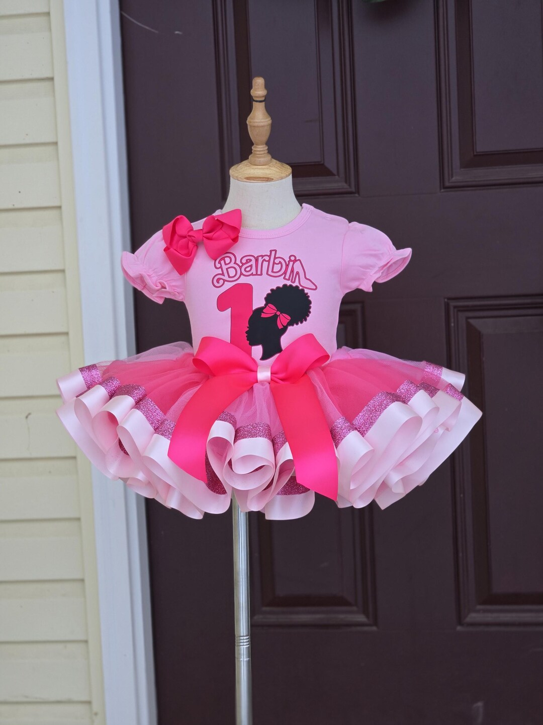 Black Princess Tutu, Black Pink Princess Tutu Outfit, Todler Tutu, Kid ...