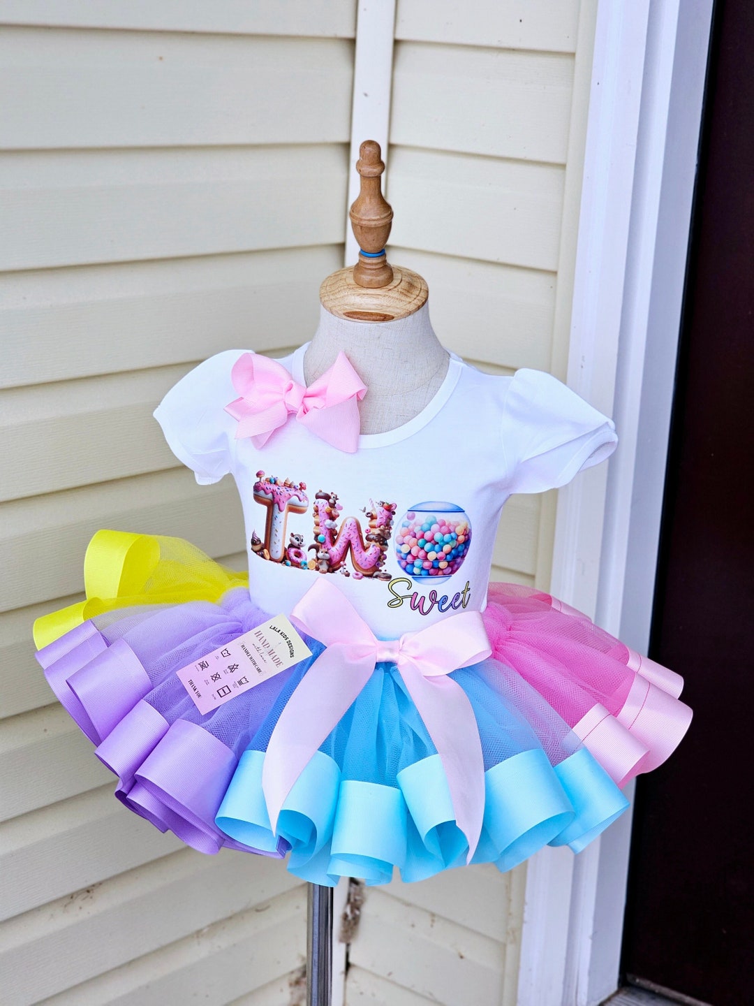 Pastel Tutu, Candyland Birthday, Toddle Birthday Tutu, Candy Tutu ...