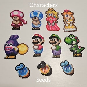 Super Mario World Mini Bead Sprites incl. Wonder Characters Mario ...