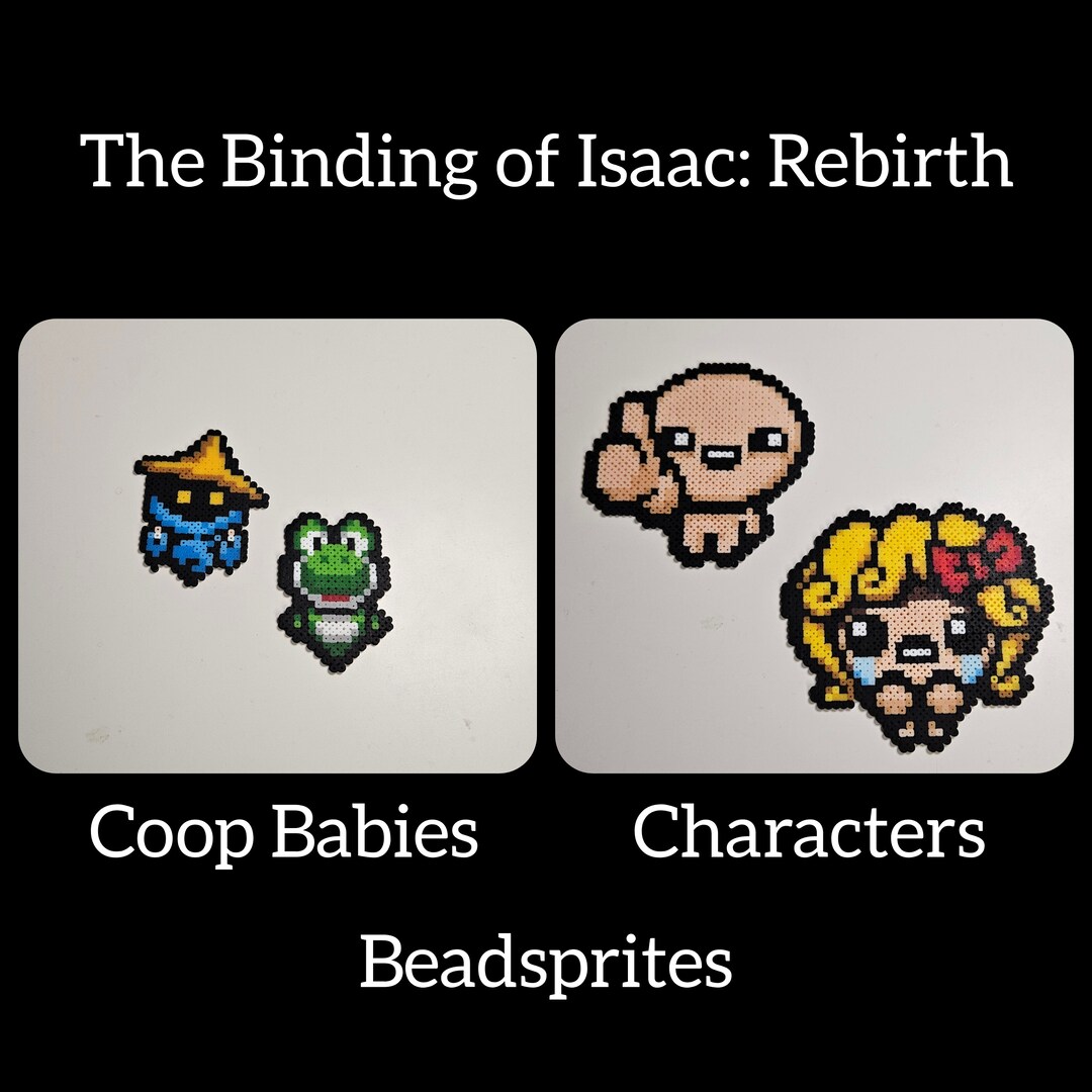 Binding of Isaac Bead Sprite: Pixel Art Characters & Coop Babies - Etsy