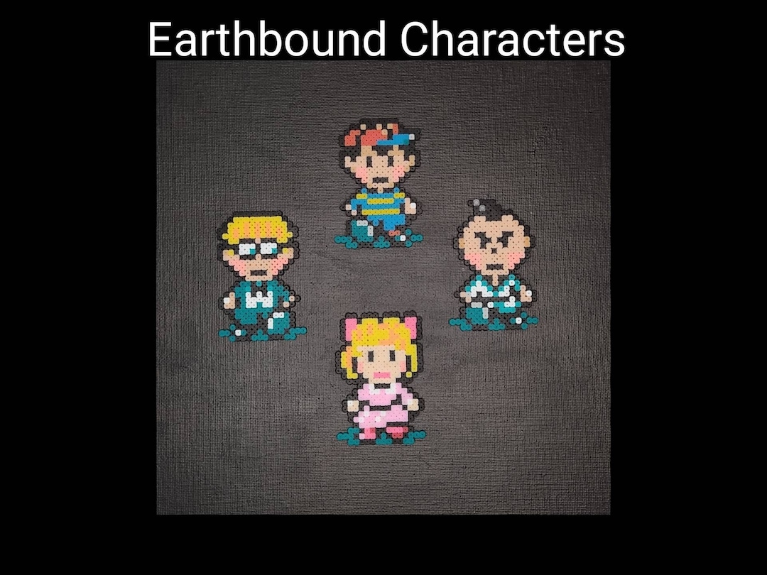 Earthbound / Mother 2 - Characters - Ness Jeff Poo Paula, Npcs - Etsy