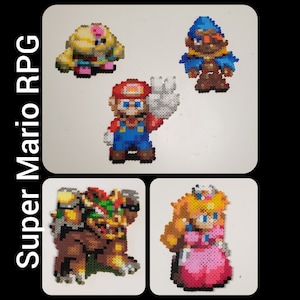 Super Mario RPG: Legend of the 7 Stars Mini Bead Characters - Etsy