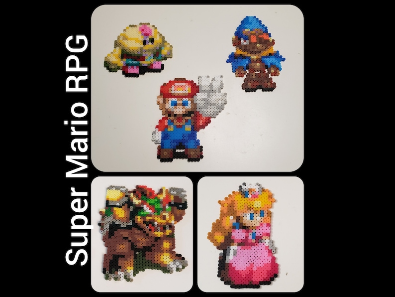 Super Mario RPG: Legend of the 7 Stars Mini Bead Characters - Etsy