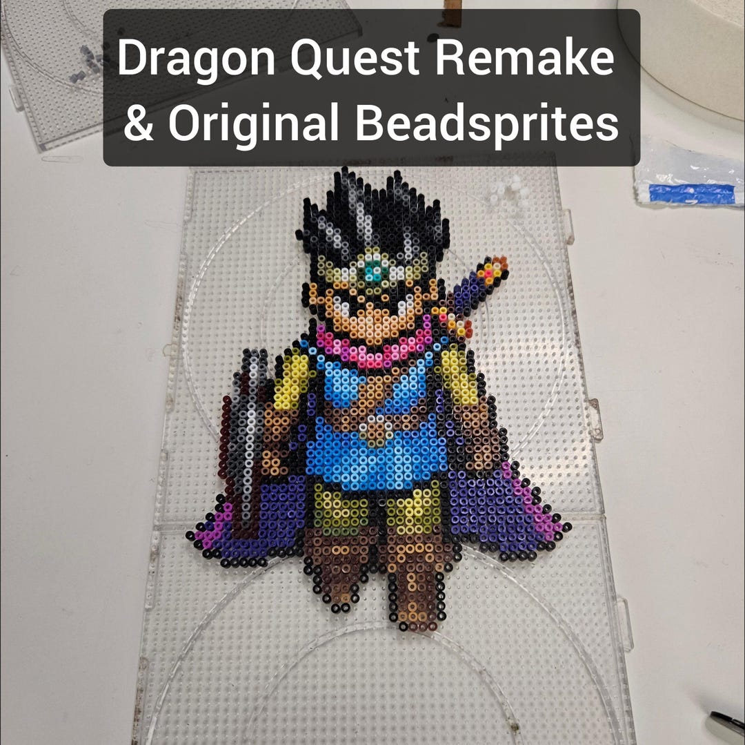 Dragon Quest Characters, Monsters and Bosses as Mini Bead Sprites ...