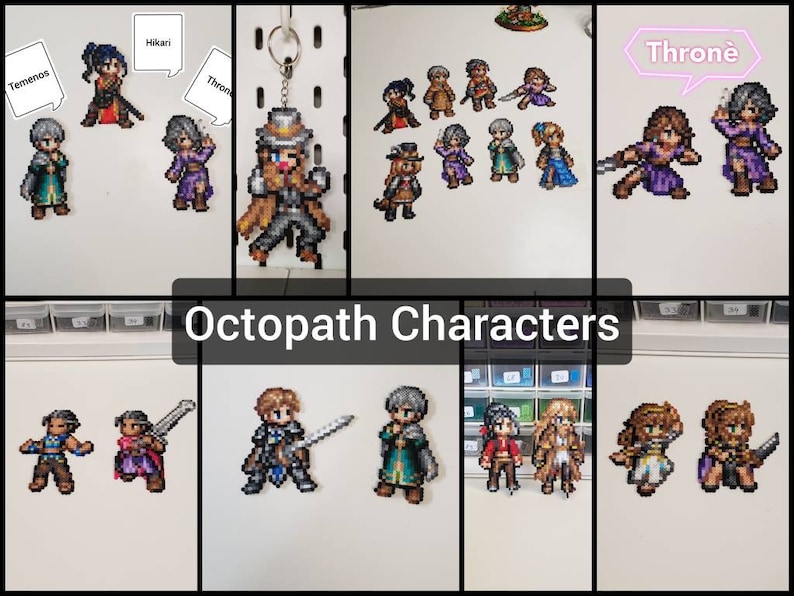 Octopath Traveler HD2D Beadsprites: Character Pixel Art - Etsy