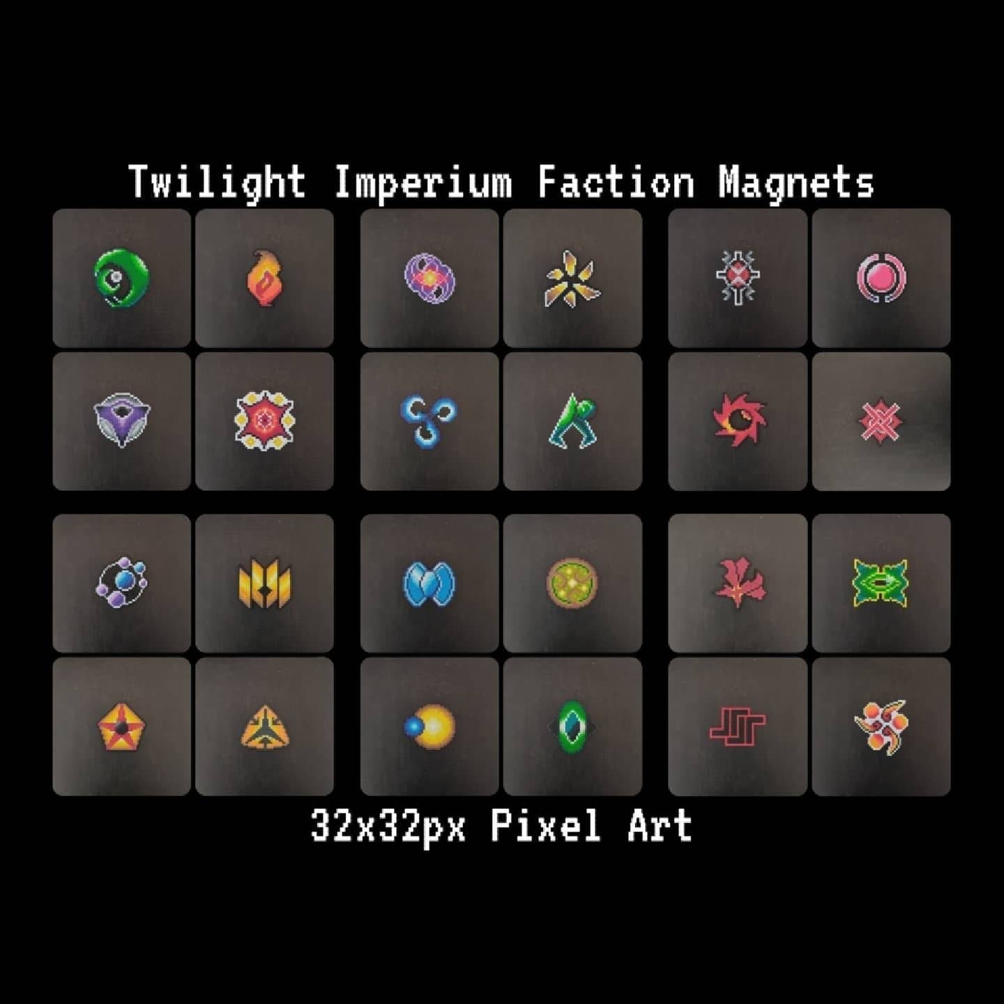 32x32px Twilight Imperium Faction Symbols mini Beads - Etsy
