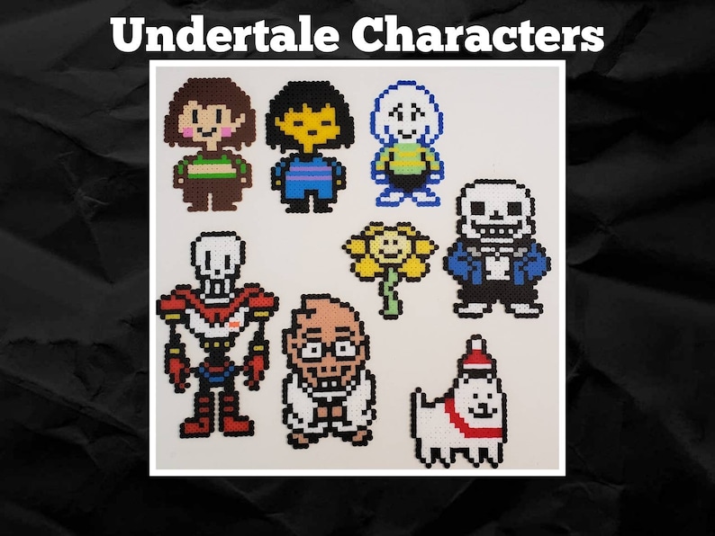 Undertale & Deltarune Characters Frisk Chara Sans Papyrus Kris Noelle ...