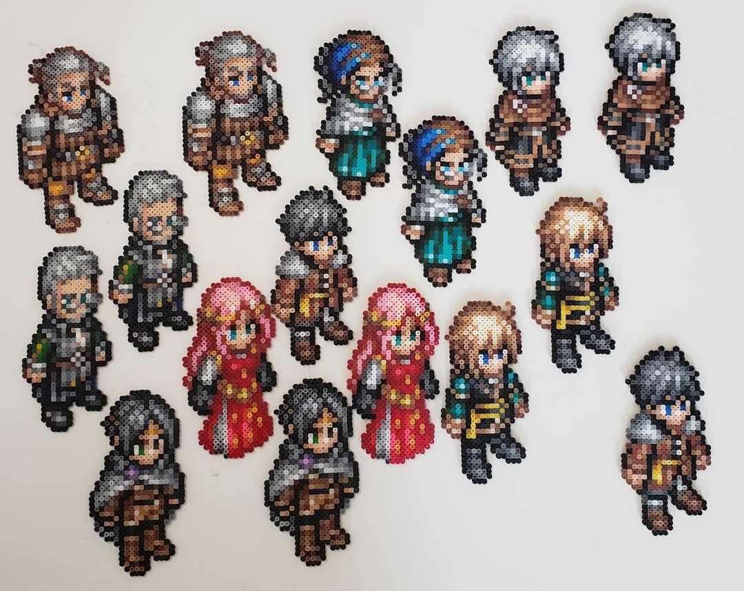 Mini Bead Triangle Strategy Characters - Serenoa, Frederica, Benedict ...