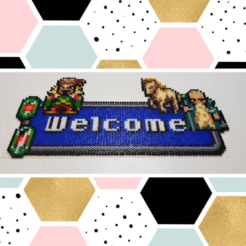 Fun Video Game Themed Pixel Art Signs Welcome Staff Only - Etsy