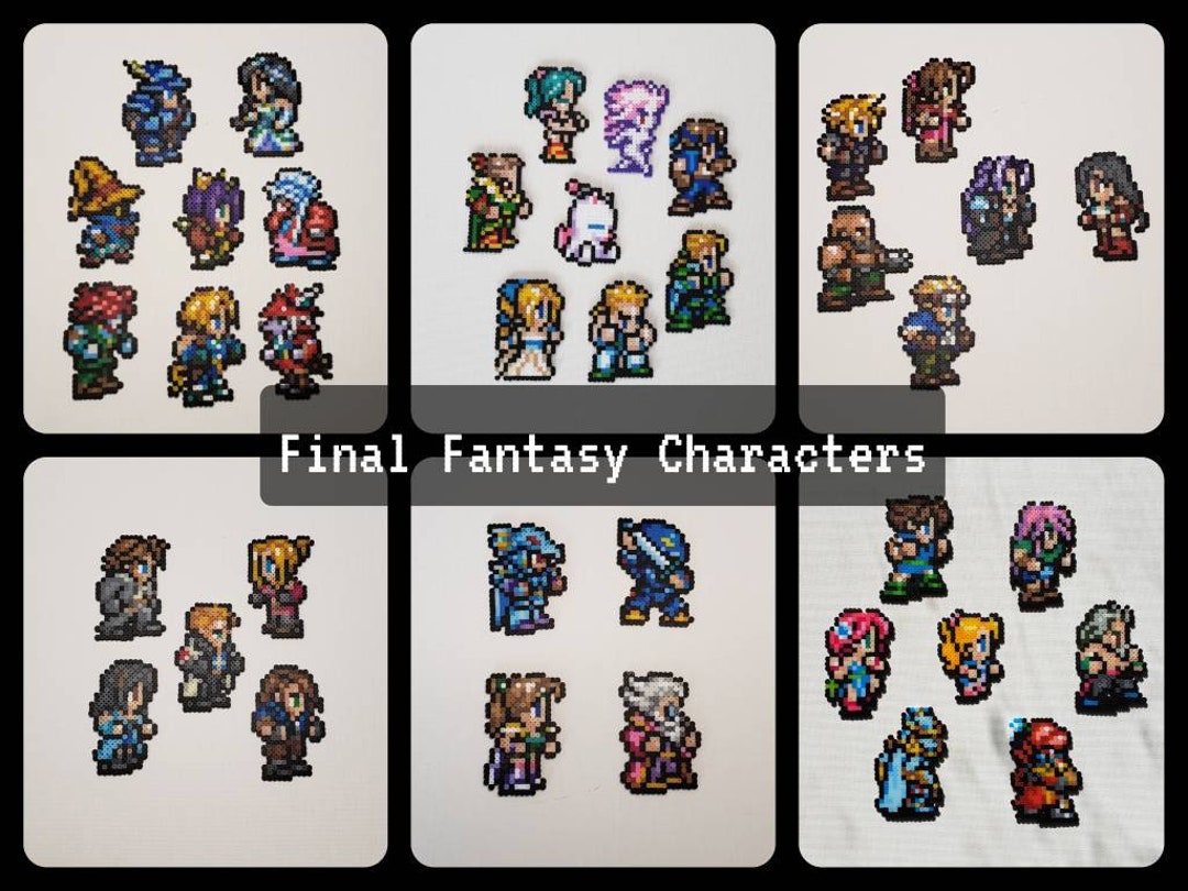 Mini Bead Final Fantasy record Keeper Character Magnets and More FF ...