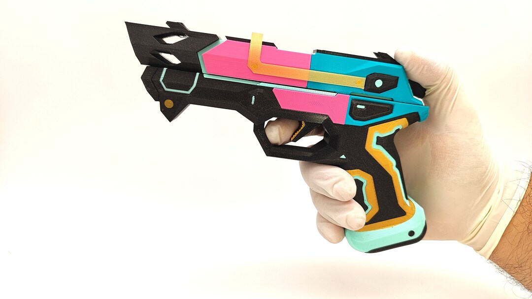 Valorant Glitchpop Classic With Movable Parts Valorant Cosplay Guns 3D ...
