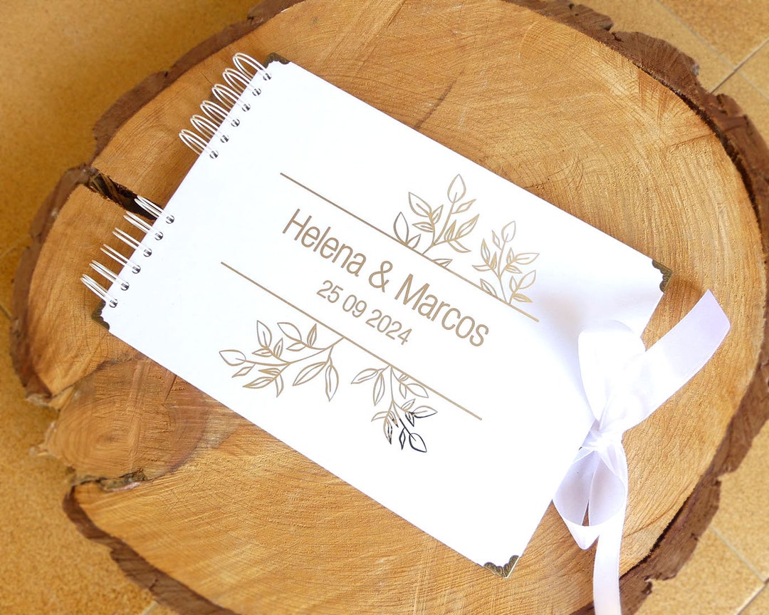 Personalized Wedding Signature Book 20 Sheets for Wedding Signatures ...