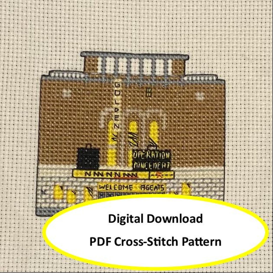 Golden Theatre -operation Mincemeat - Cross Stitch Pattern - Etsy