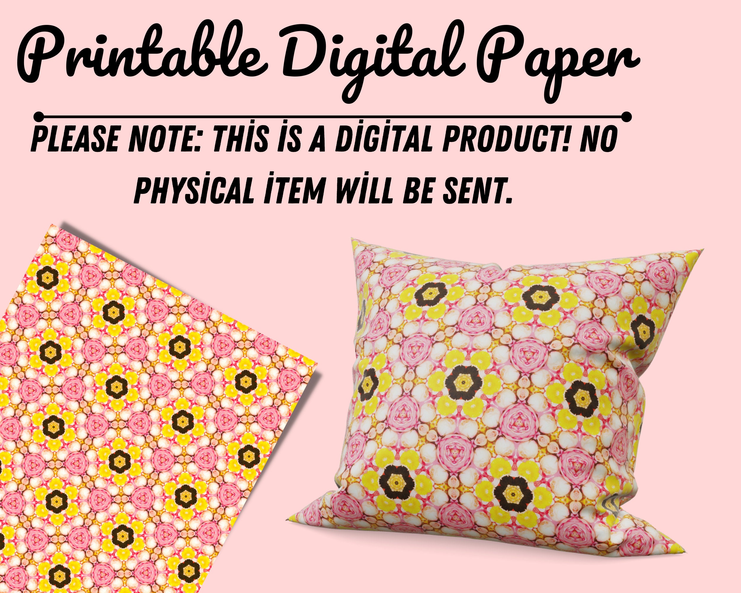 10 Digital Paper Flowers Seamless Pattern Printable Digital - Etsy
