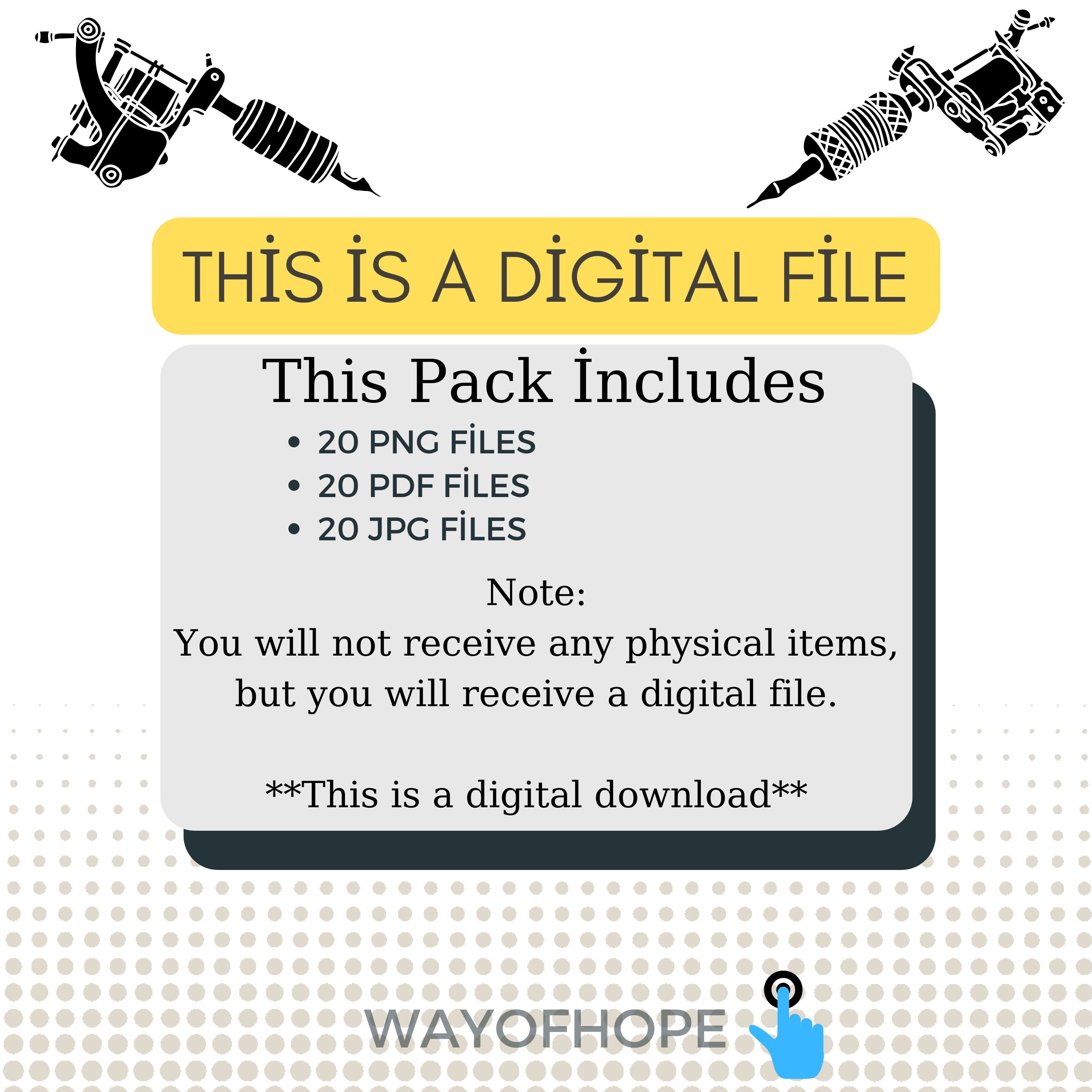 Procreate Tattoos | Procreate Tattoo Brushset | Tattoo Stencil | 20 ...