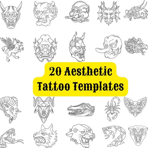 trash-polka-brushset-tattoo-etsy