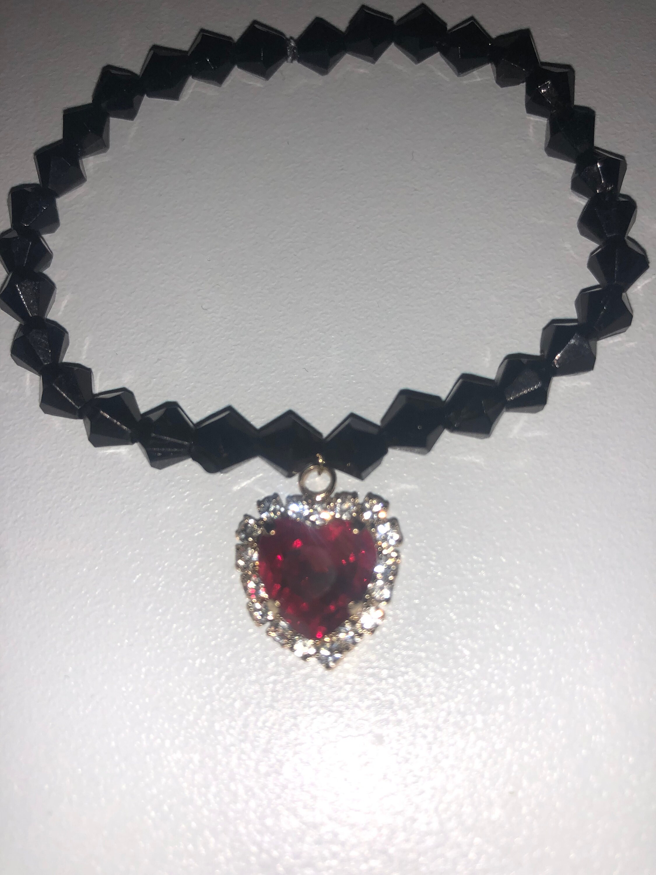 Love Heart Charm Bracelet - Etsy UK